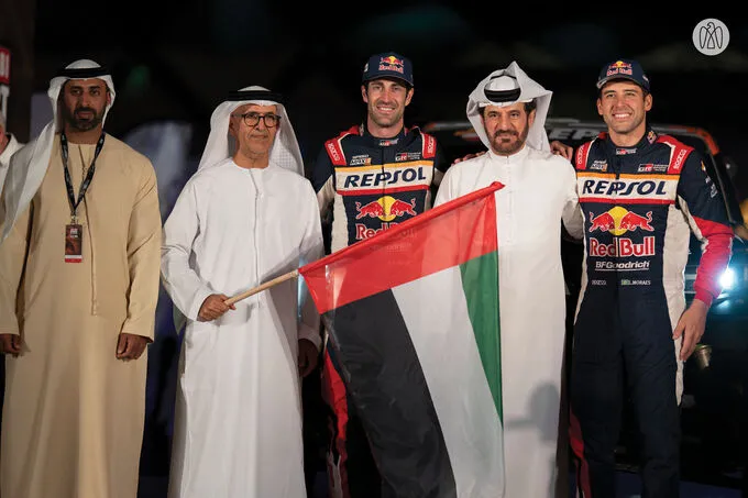 Mohammed bin Hamdan bin Zayed attends 34th Abu Dhabi Desert Challenge